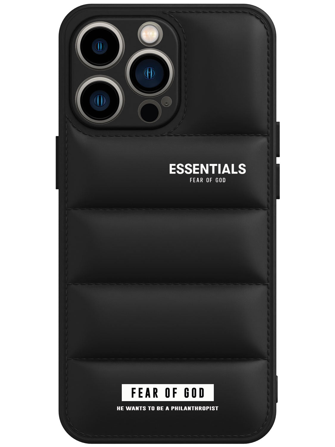 iPhone 13 Pro Max Essentials Puffer Case - Black